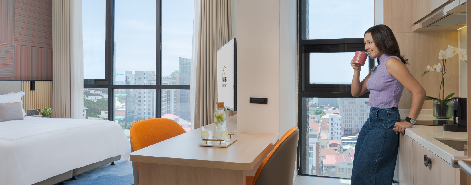 Studio Deluxe Hotel Apartment in Cambodia | Capri By Fraser, Phnom Penh